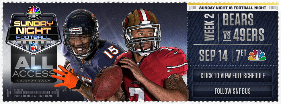 SNF All Access | Sunday Night Football | NBC Sports