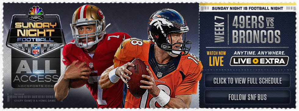 SNF All Access | Sunday Night Football | NBC Sports